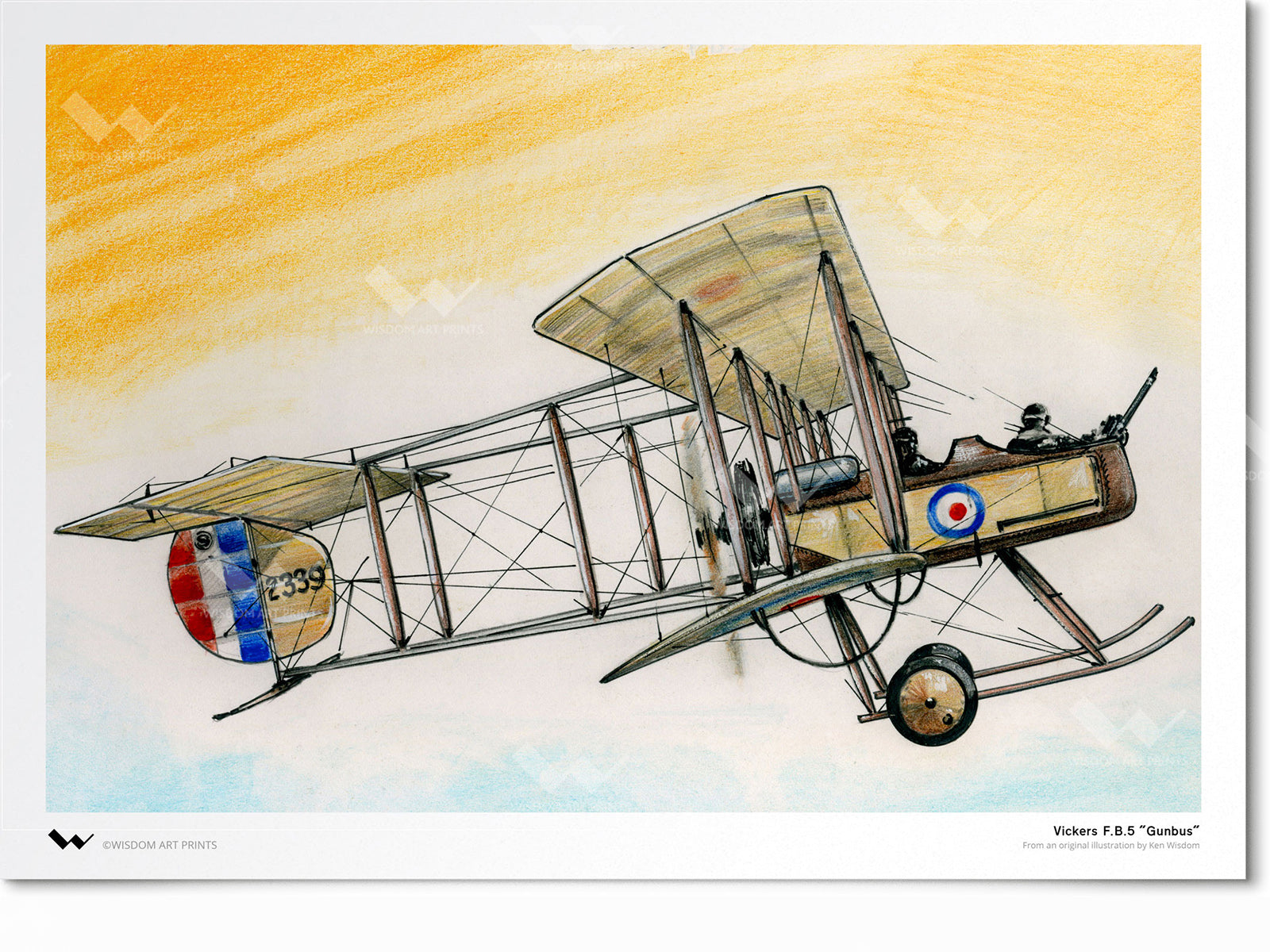 Vickers F.B.5 "Gunbus" – Wisdom Art Prints