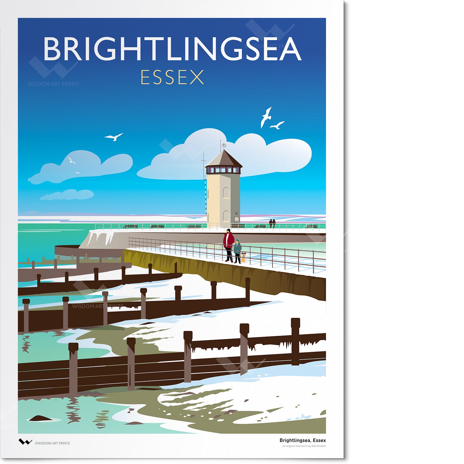 Brightlingsea, Essex Christmas Print – Wisdom Art Prints