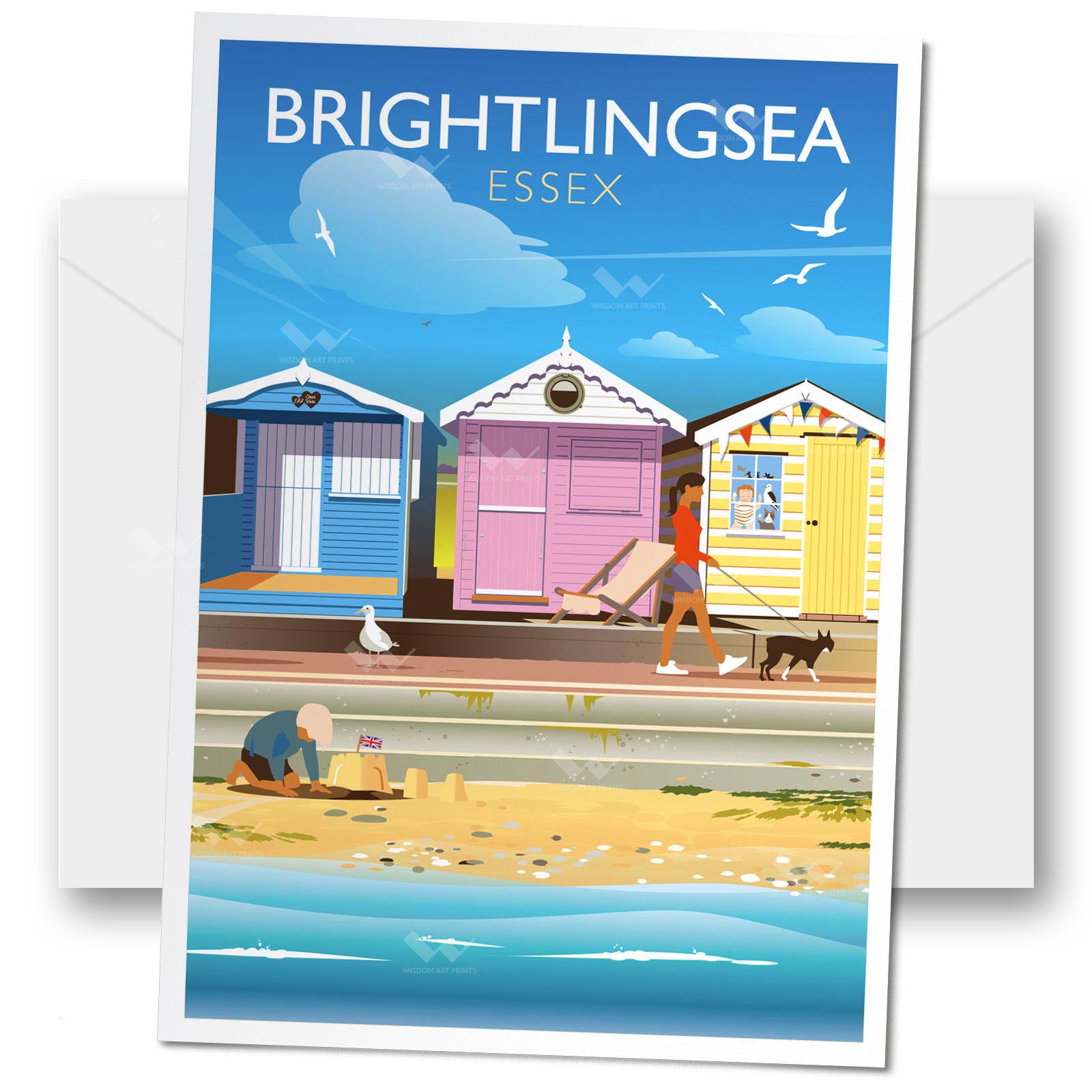 Brightlingsea Beach Huts, Essex – Wisdom Art Prints