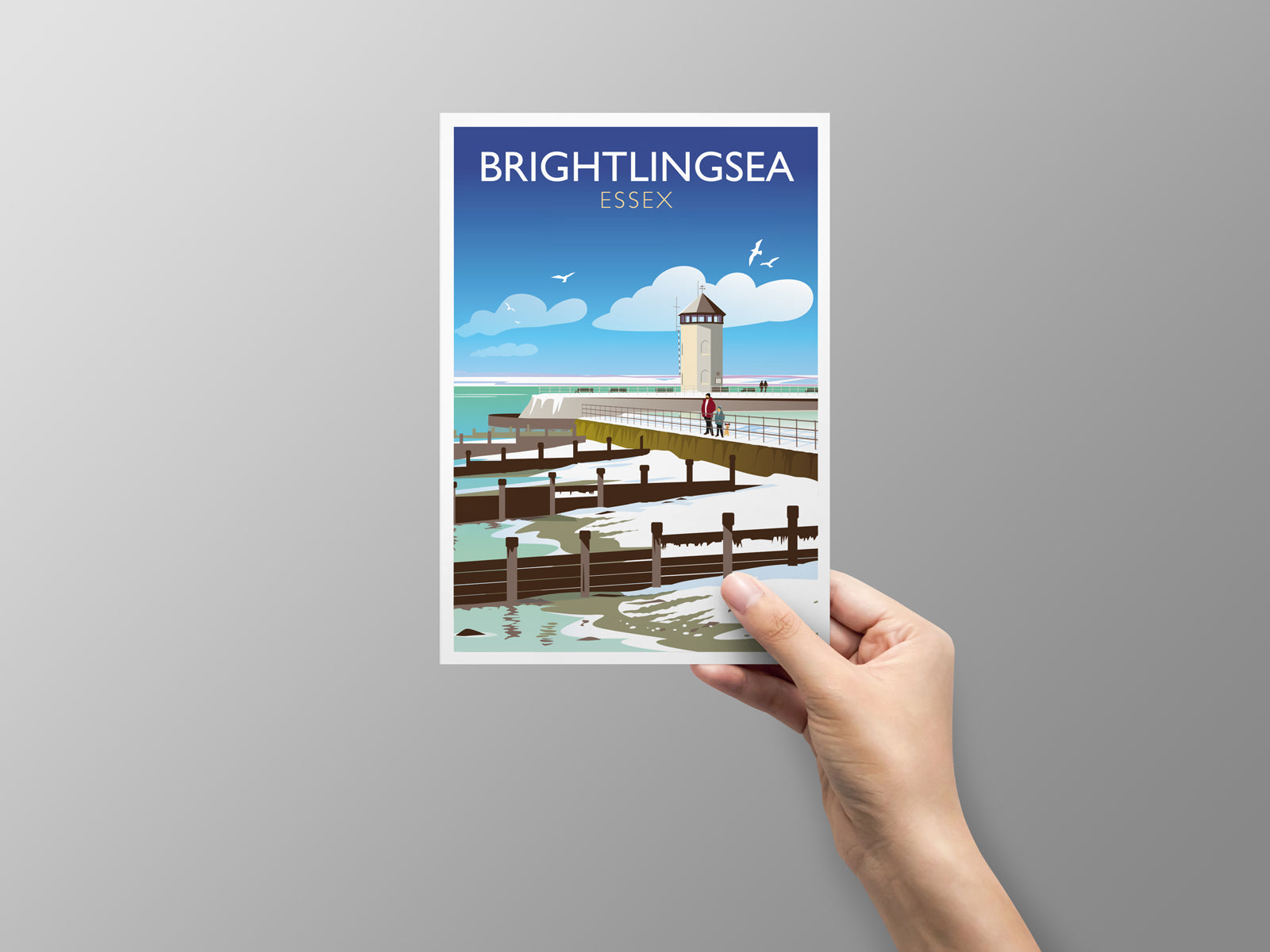Brightlingsea Christmas Card – Wisdom Art Prints