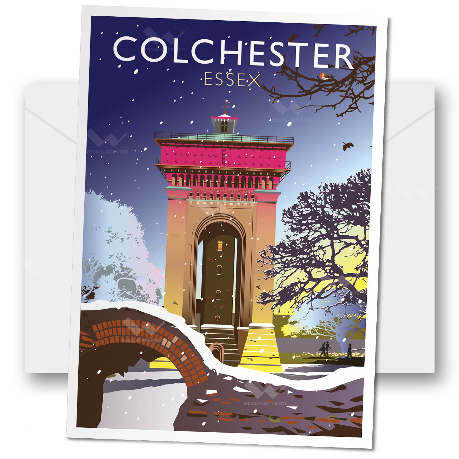 Jumbo, Colchester (Christmas) – Wisdom Art Prints