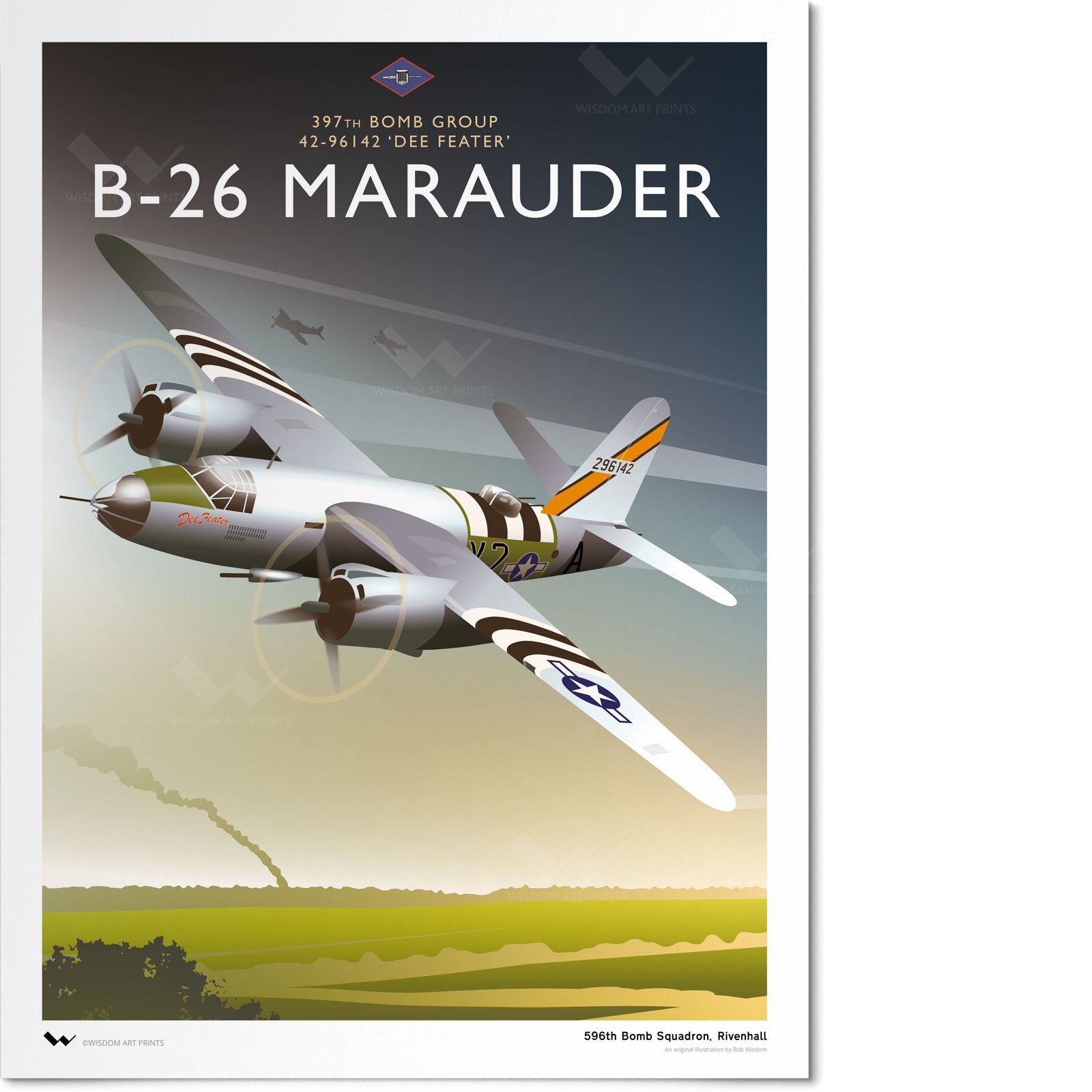 Martin B-26 Marauder Art Print – Wisdom Art Prints
