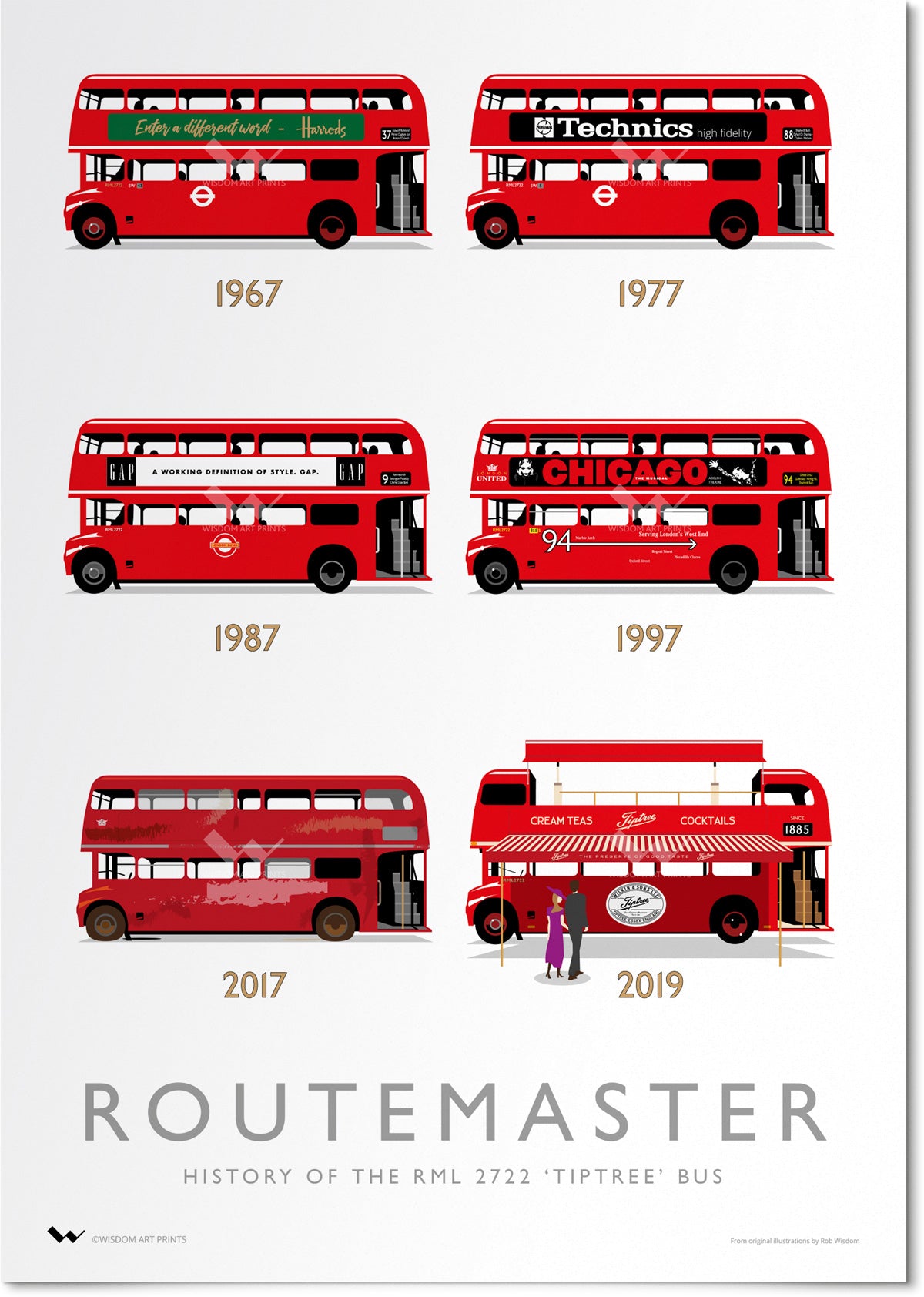 Tiptree Bus Art Print – Wisdom Art Prints