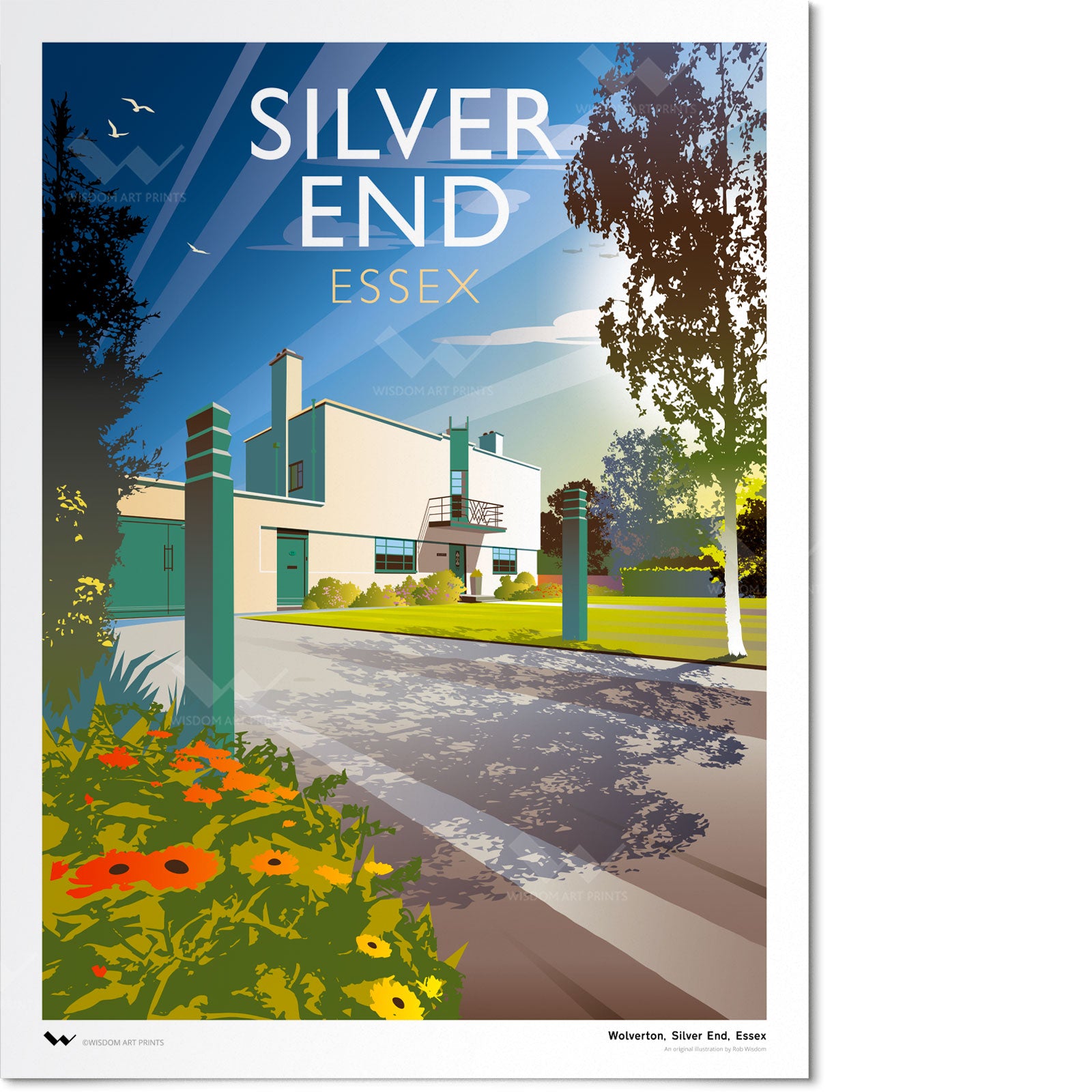 Silver End, Essex Art Print – Wisdom Art Prints