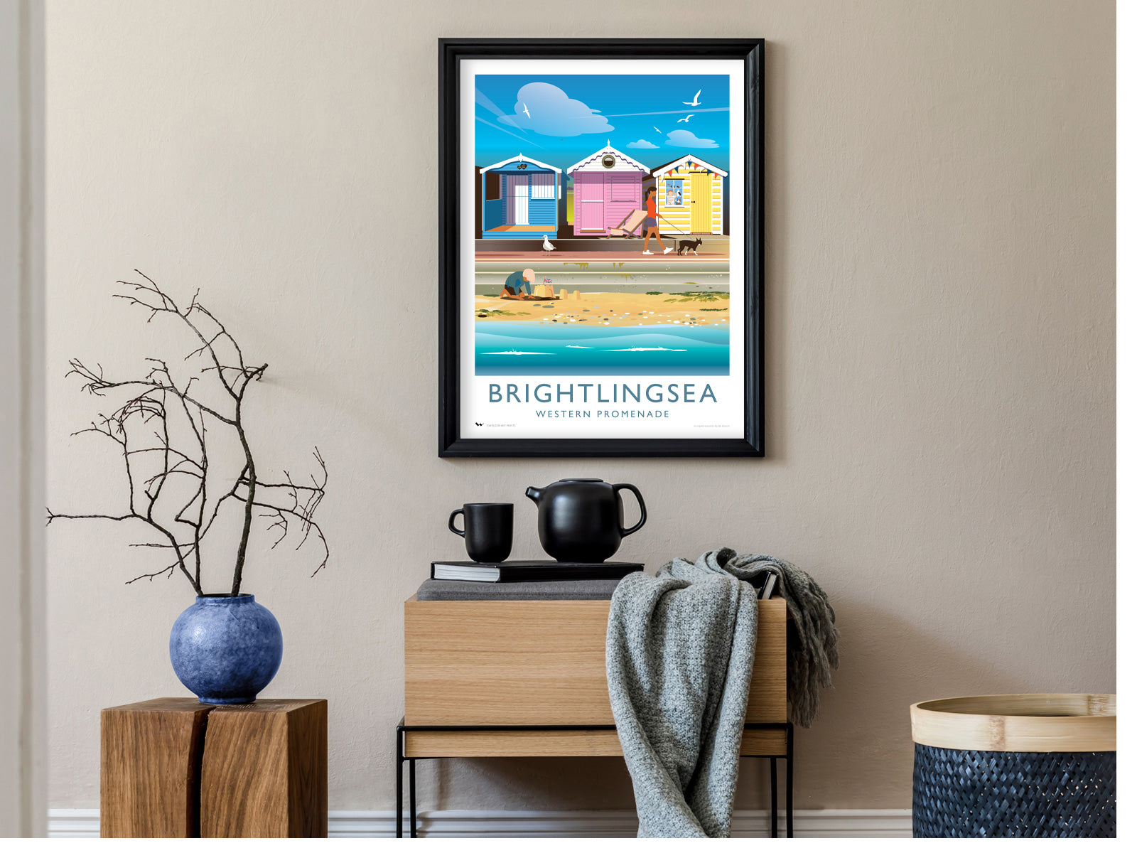 Brightlingsea, Essex Travel Poster – Wisdom Art Prints