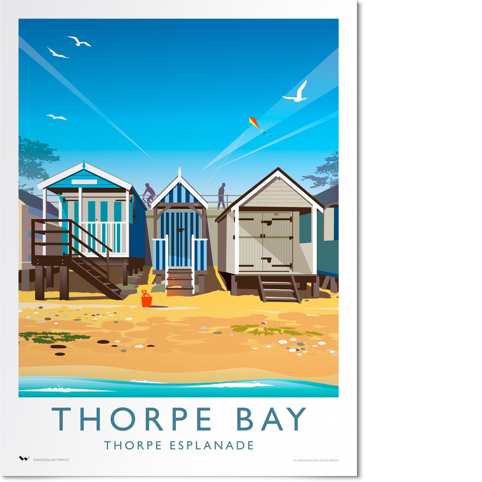 Thorpe Bay, Essex Travel Poster – Wisdom Art Prints