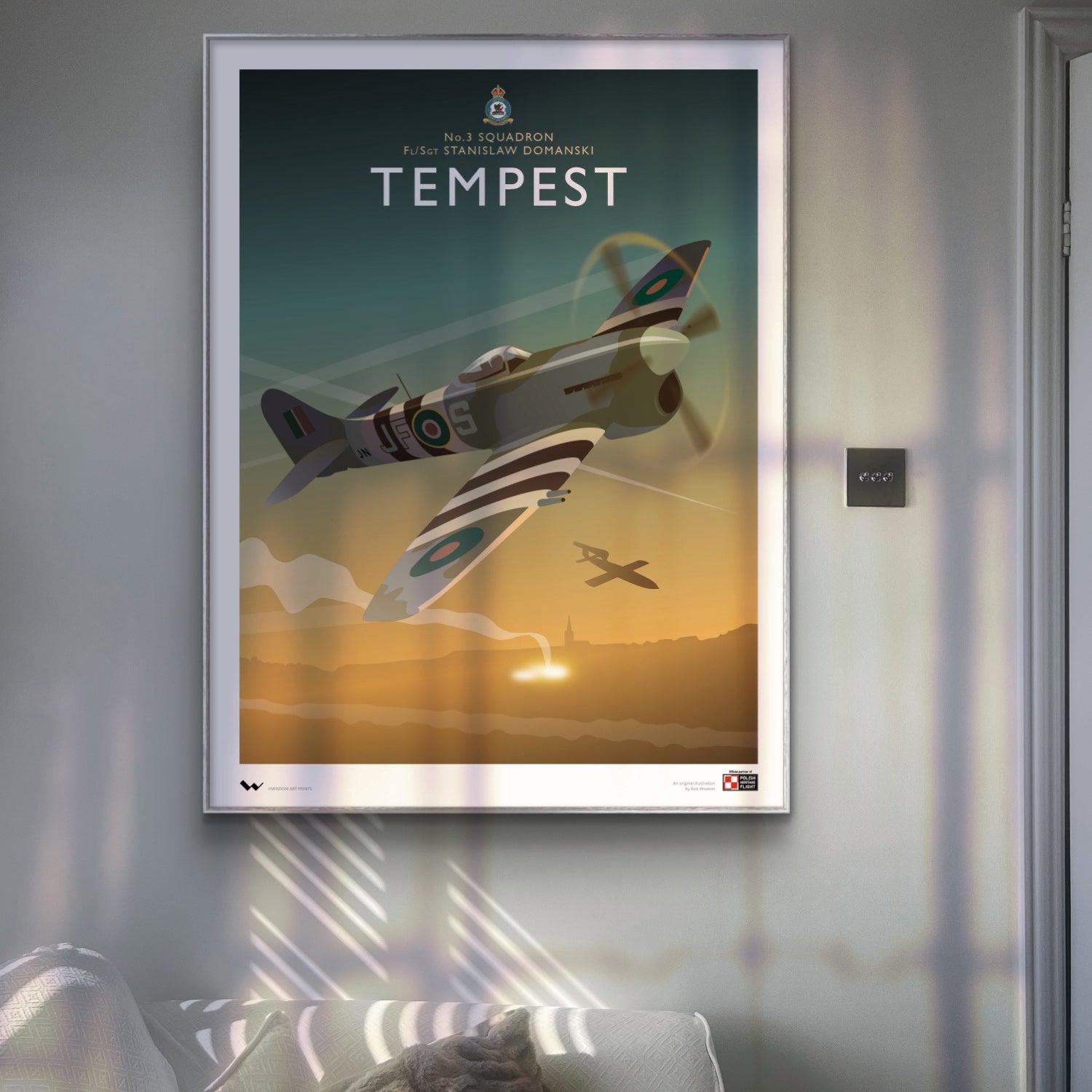 Hawker Tempest (No. 3 Squadron) Art Print – Wisdom Art Prints
