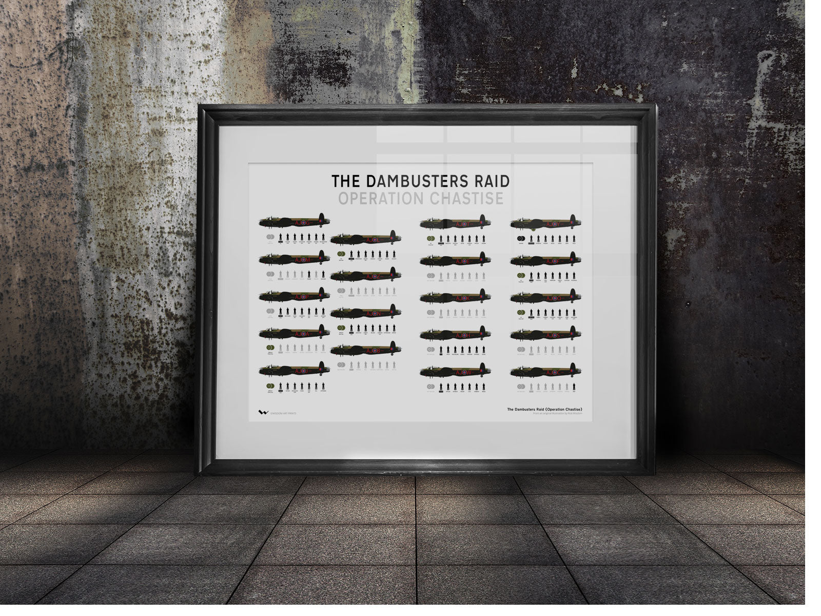 The Dambusters Raid Art Print – Wisdom Art Prints