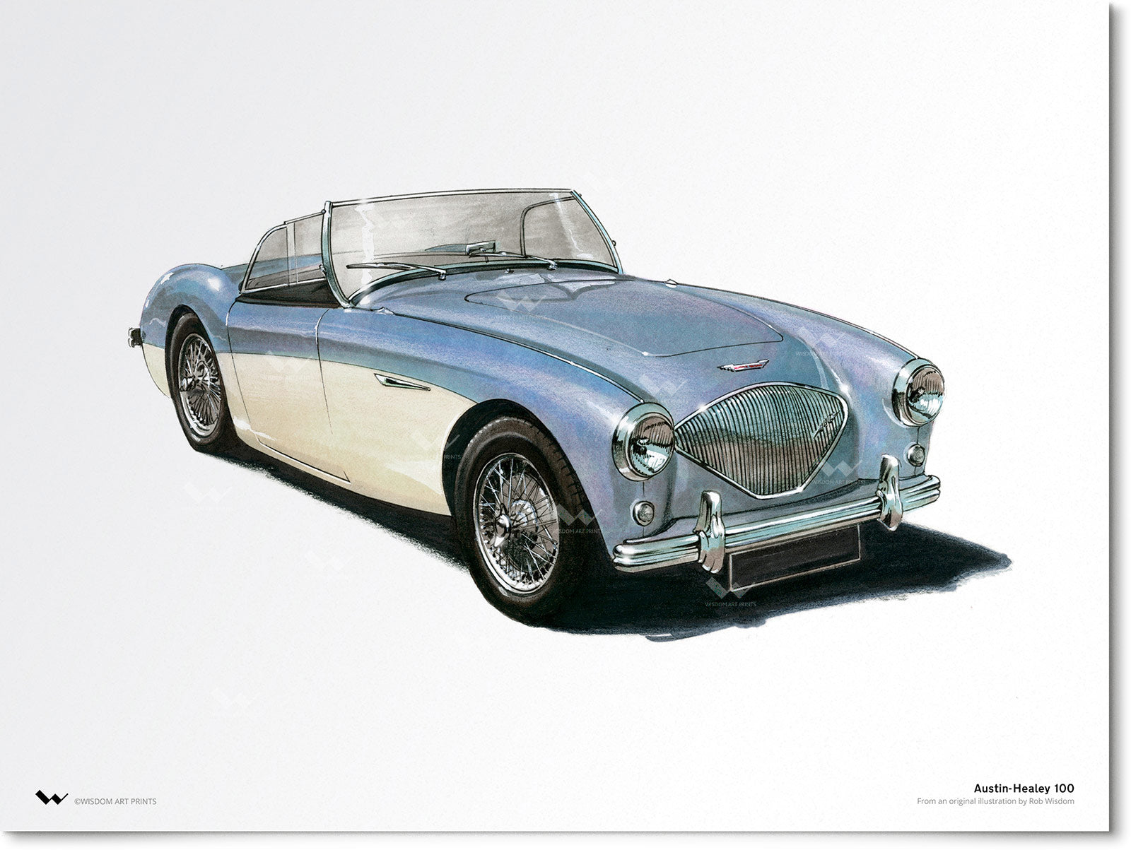 Austin-Healey 100 – Wisdom Art Prints