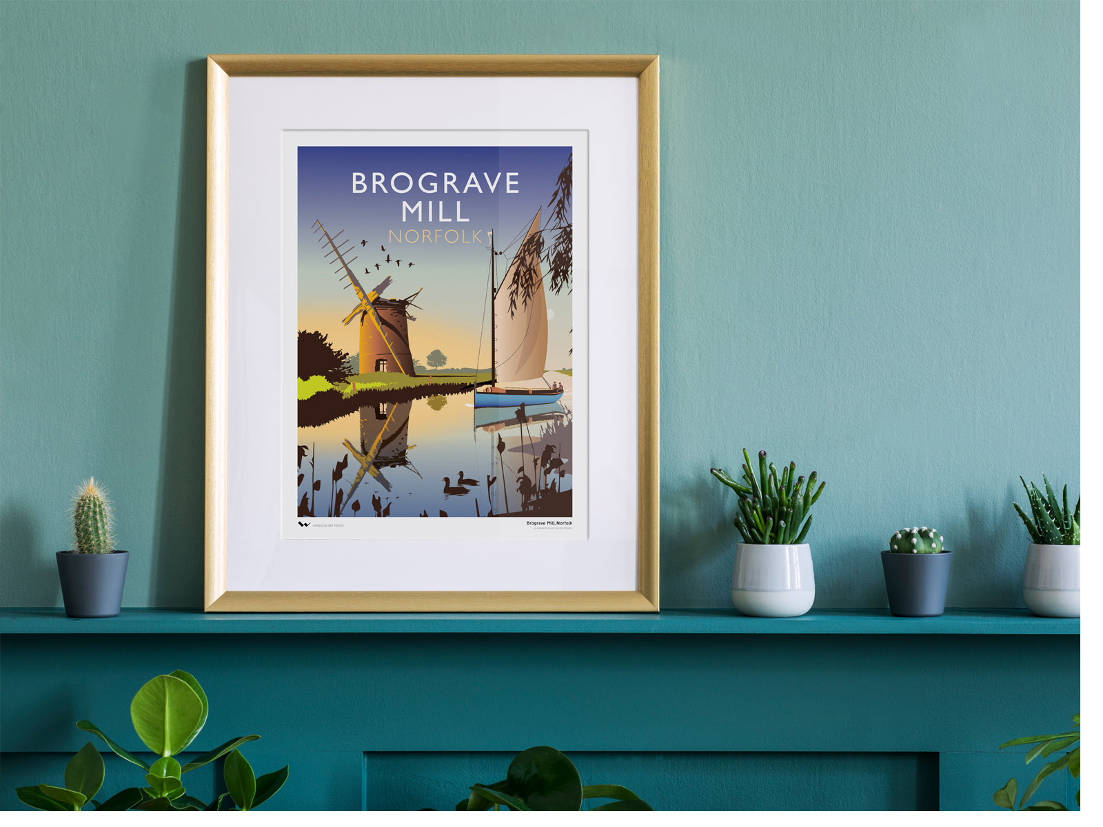 Brograve Mill, Norfolk Art Print – Wisdom Art Prints