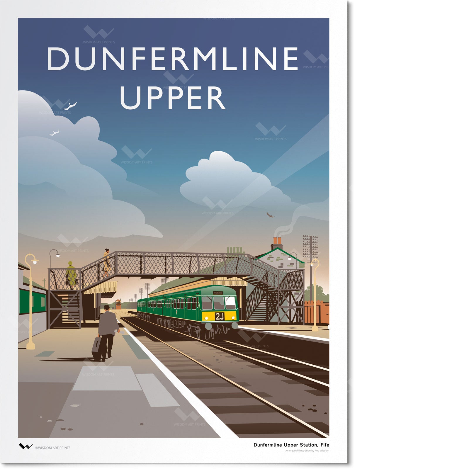 Dunfermline Upper Railway Station – Wisdom Art Prints