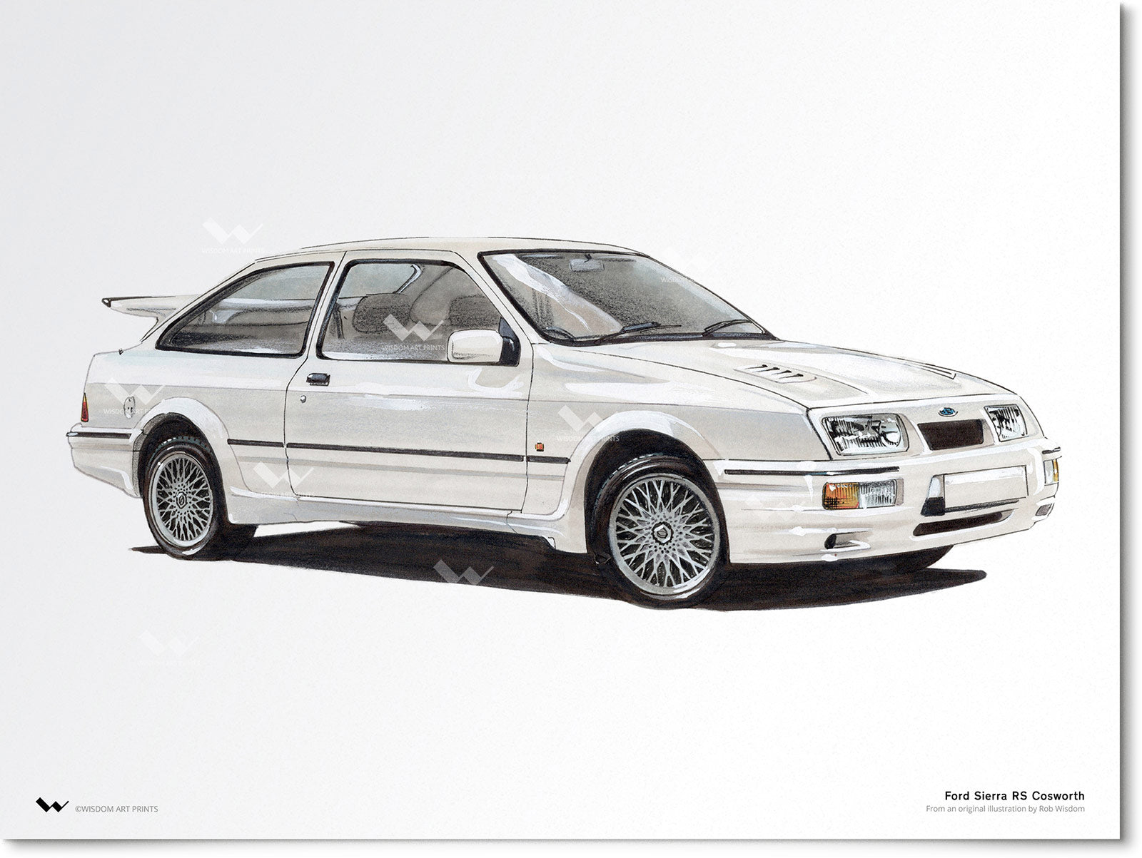Ford Sierra RS Cosworth – Wisdom Art Prints