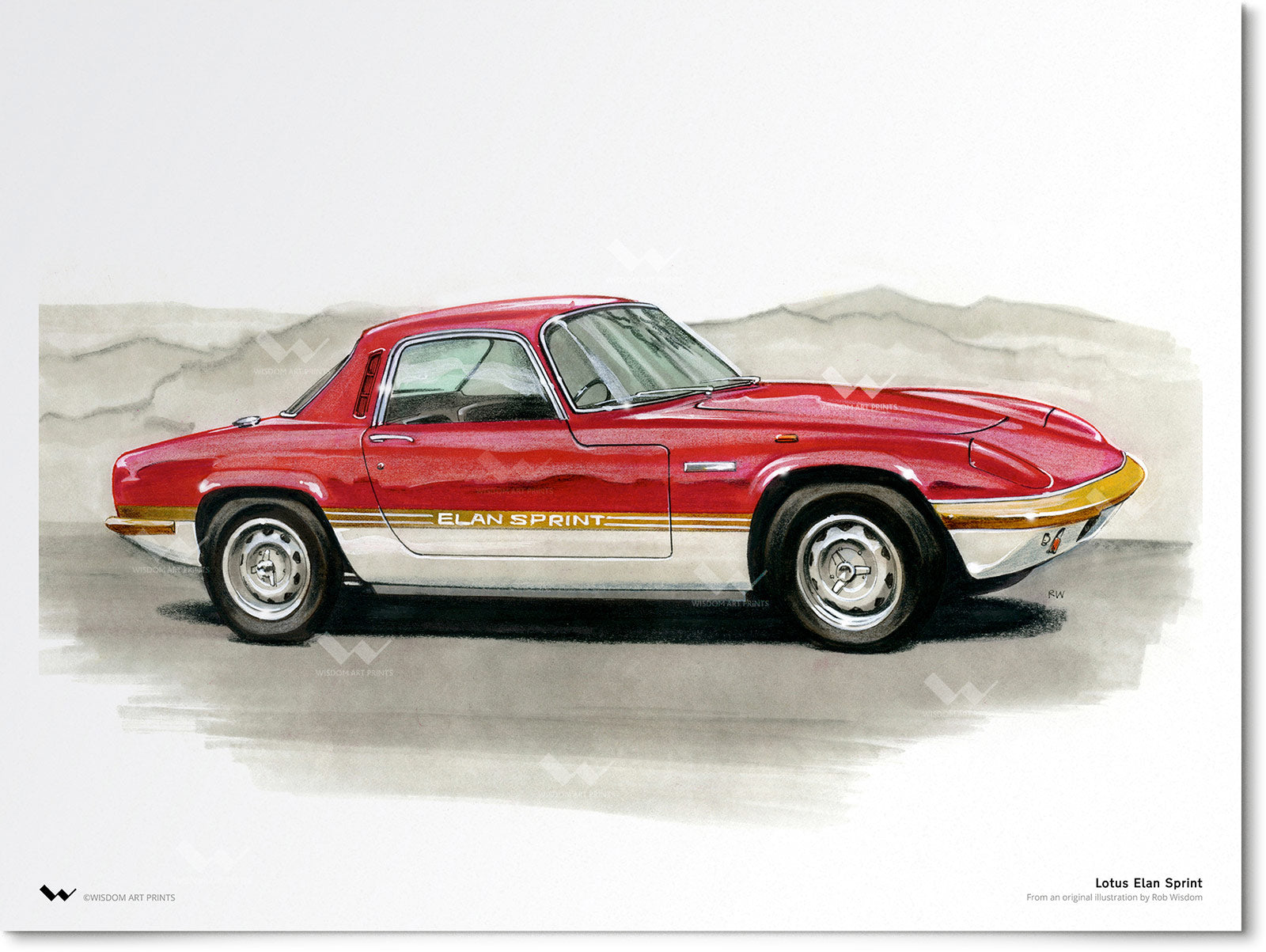 Lotus Elan Sprint – Wisdom Art Prints
