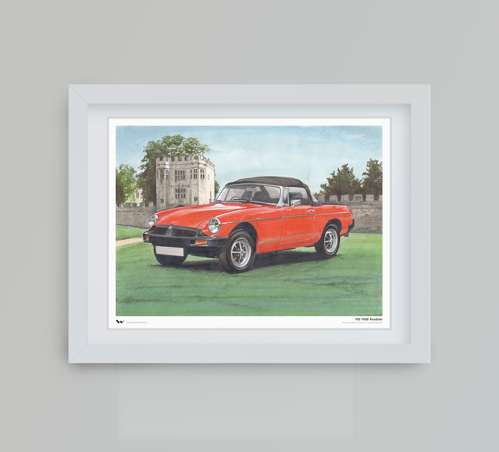 MG MGB Roadster Art Print – Wisdom Art Prints