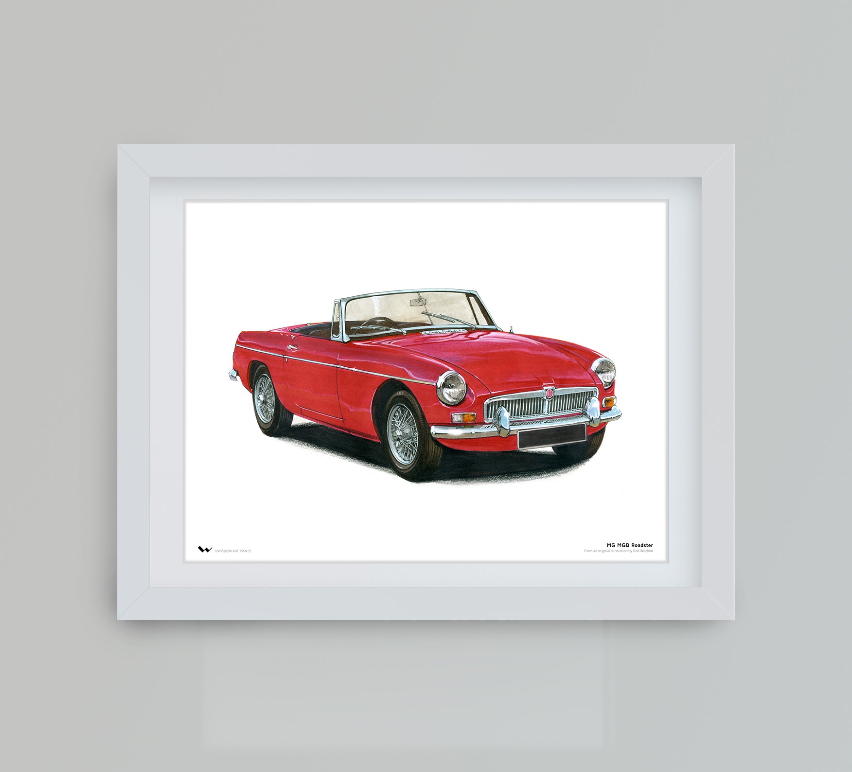MG MGB Roadster Art Print – Wisdom Art Prints