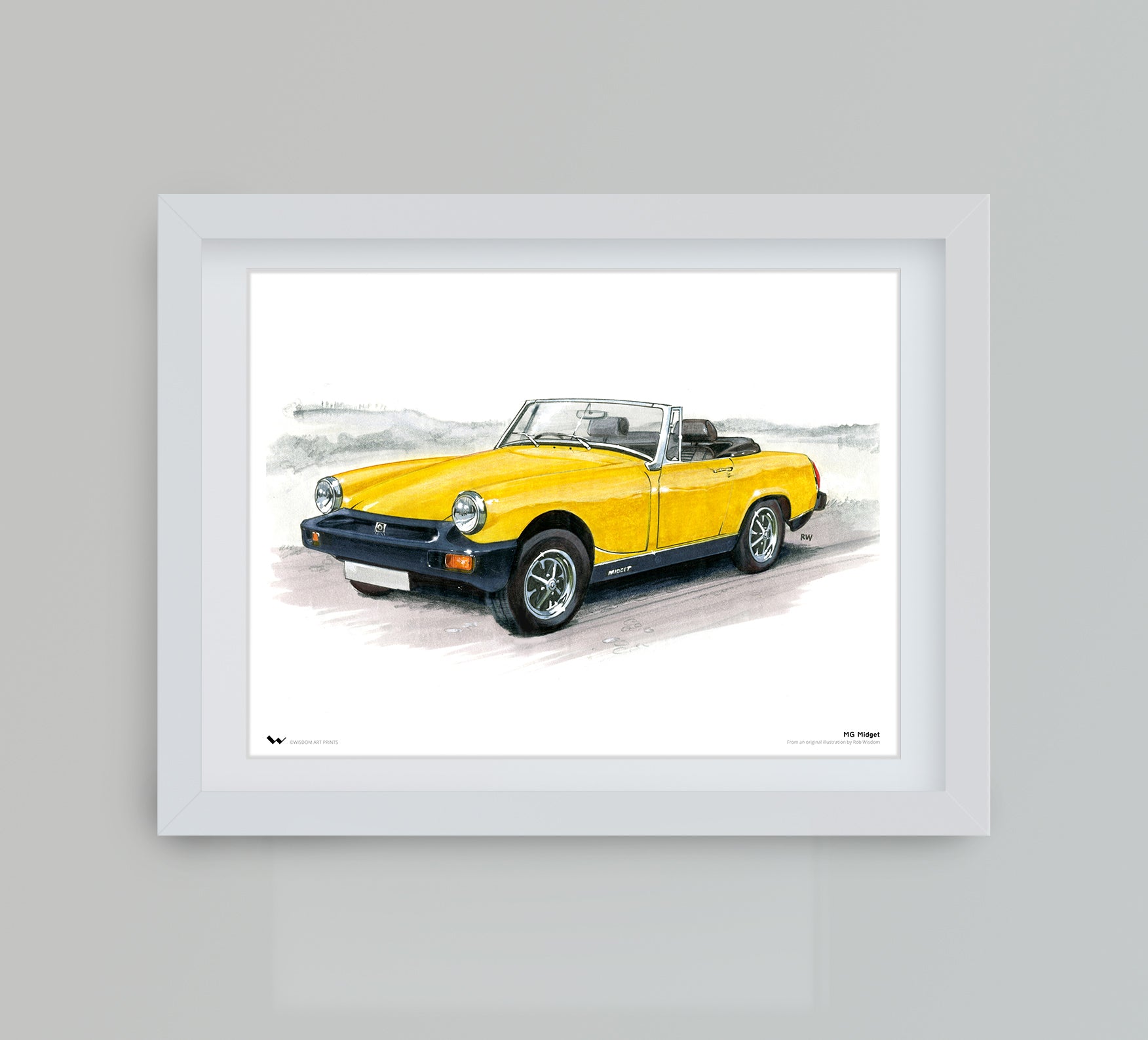 MG Midget Art Print – Wisdom Art Prints