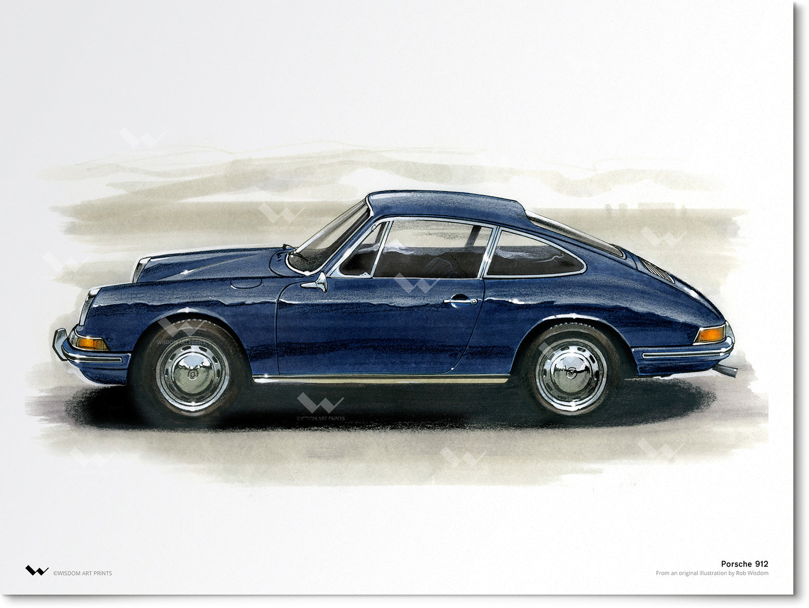 Porsche 912 Art Print – Wisdom Art Prints