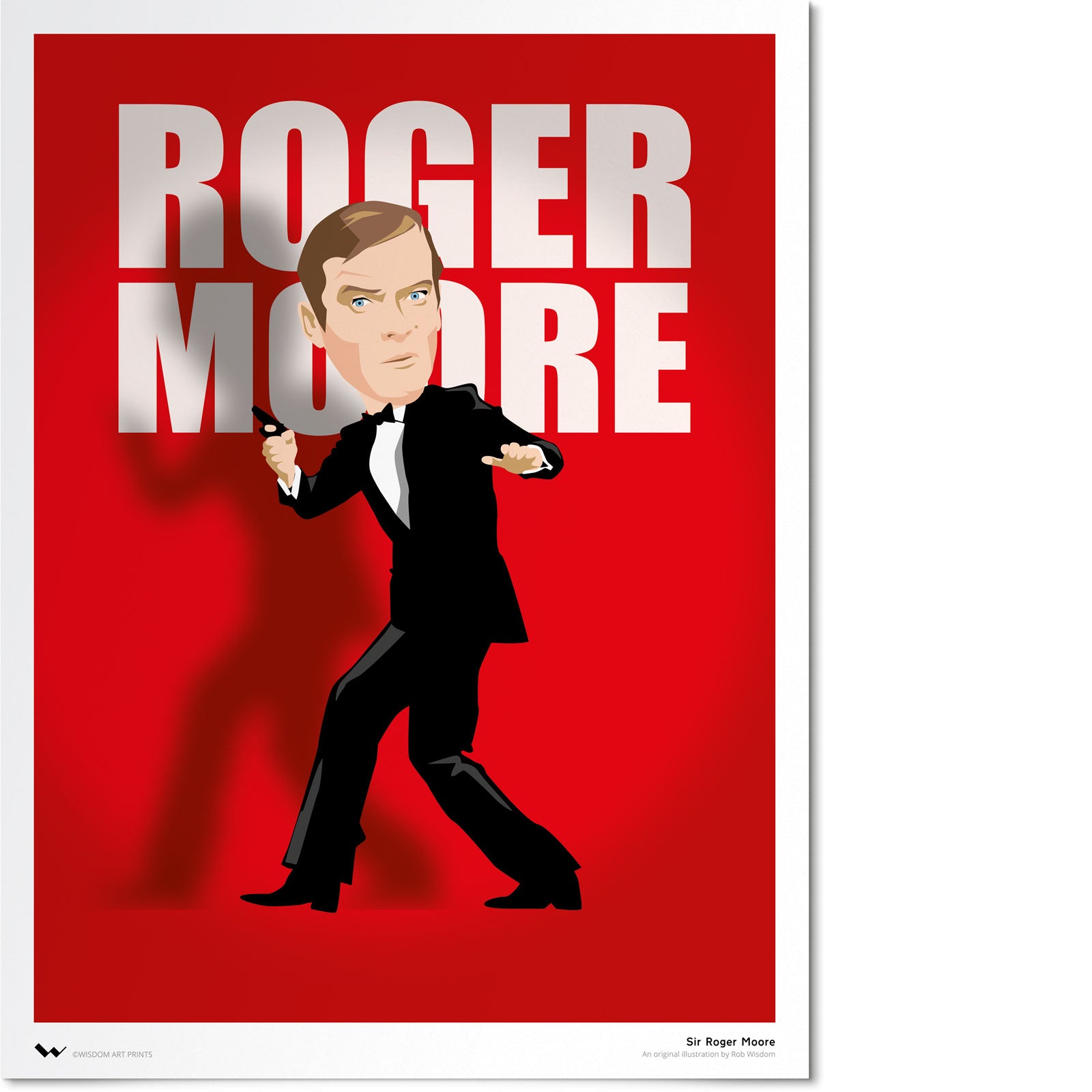 Sir Roger Moore – Wisdom Art Prints
