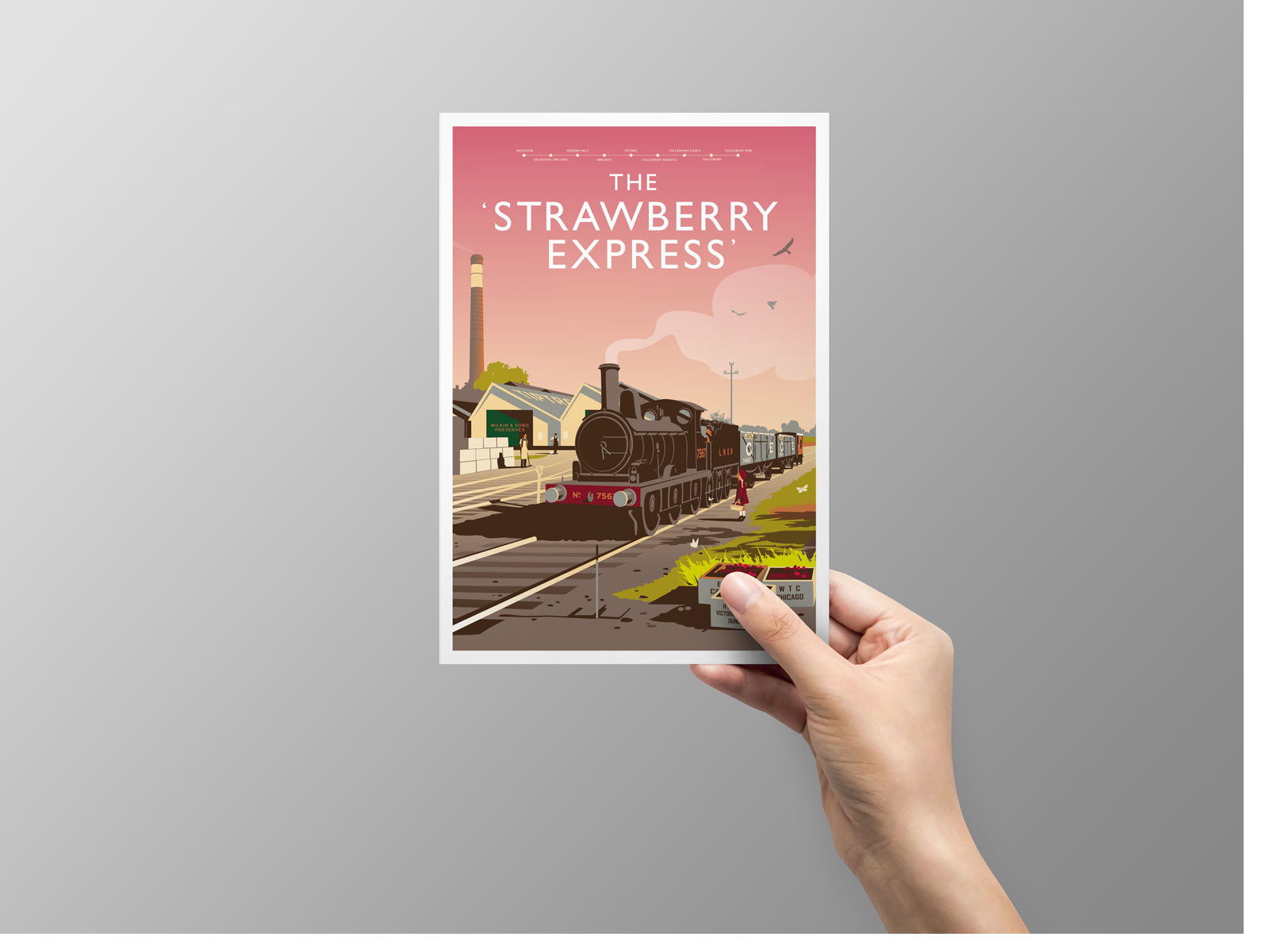 The 'Strawberry Express' – Wisdom Art Prints