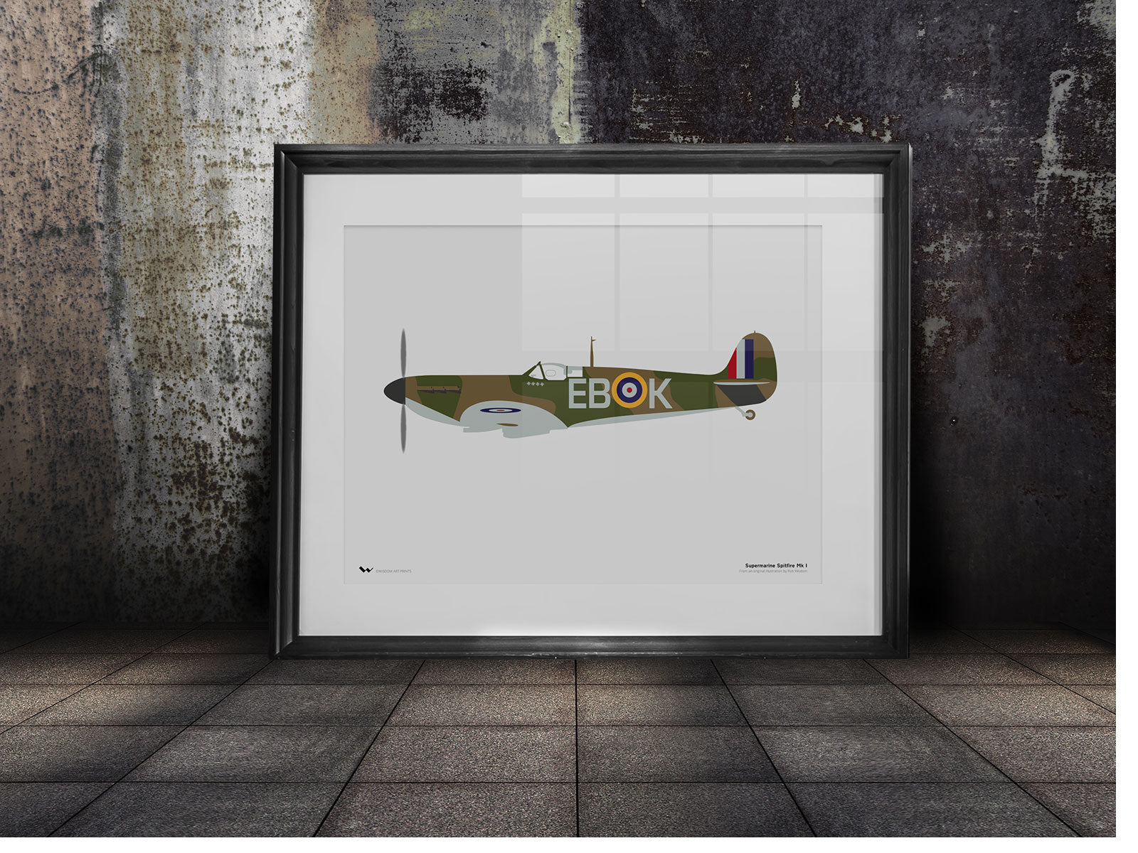 Supermarine Spitfire Art Print – Wisdom Art Prints